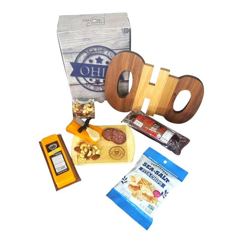 MADE IN OHIO– SAUSAGE AND CHEESE BOX – Flavor of Ohio Gift Baskets