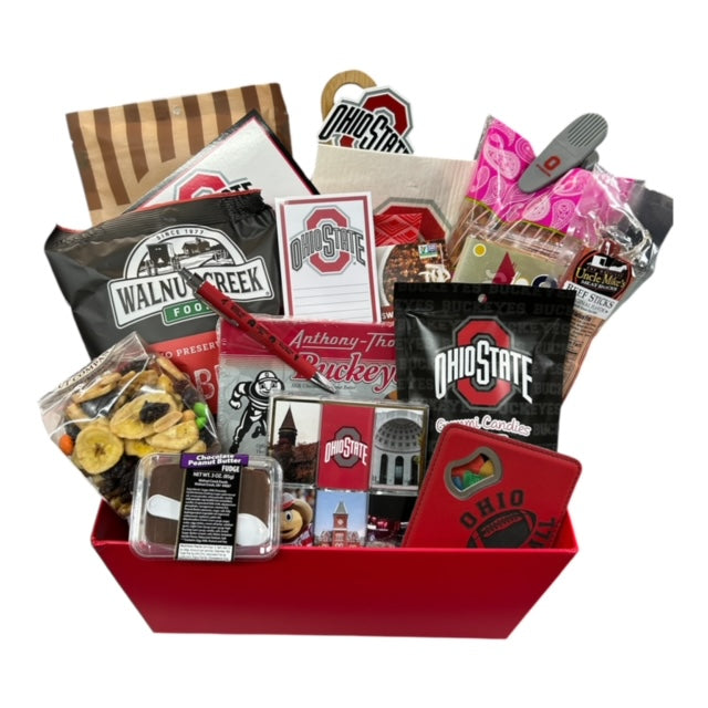 OSU ULTIMATE “GO BUCKS” BASKET 2025 – Flavor of Ohio Gift Baskets