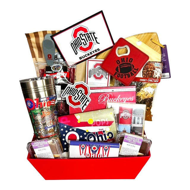 OSU ULTIMATE “GO BUCKS” BASKET 2025-26 Season – Flavor of Ohio Gift Baskets